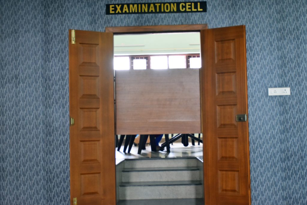 Examination cell : Sacred Heart College