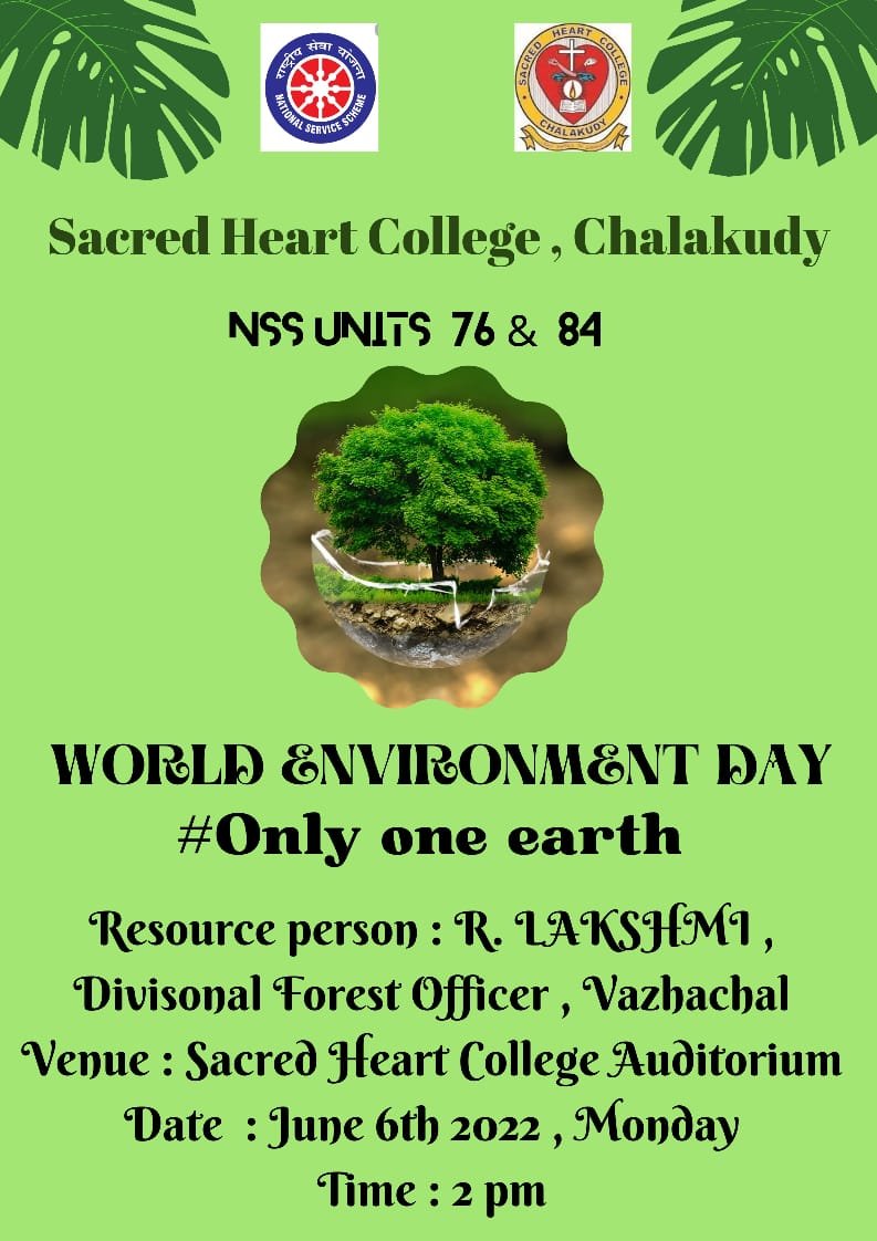 World Environment Day : Sacred Heart College